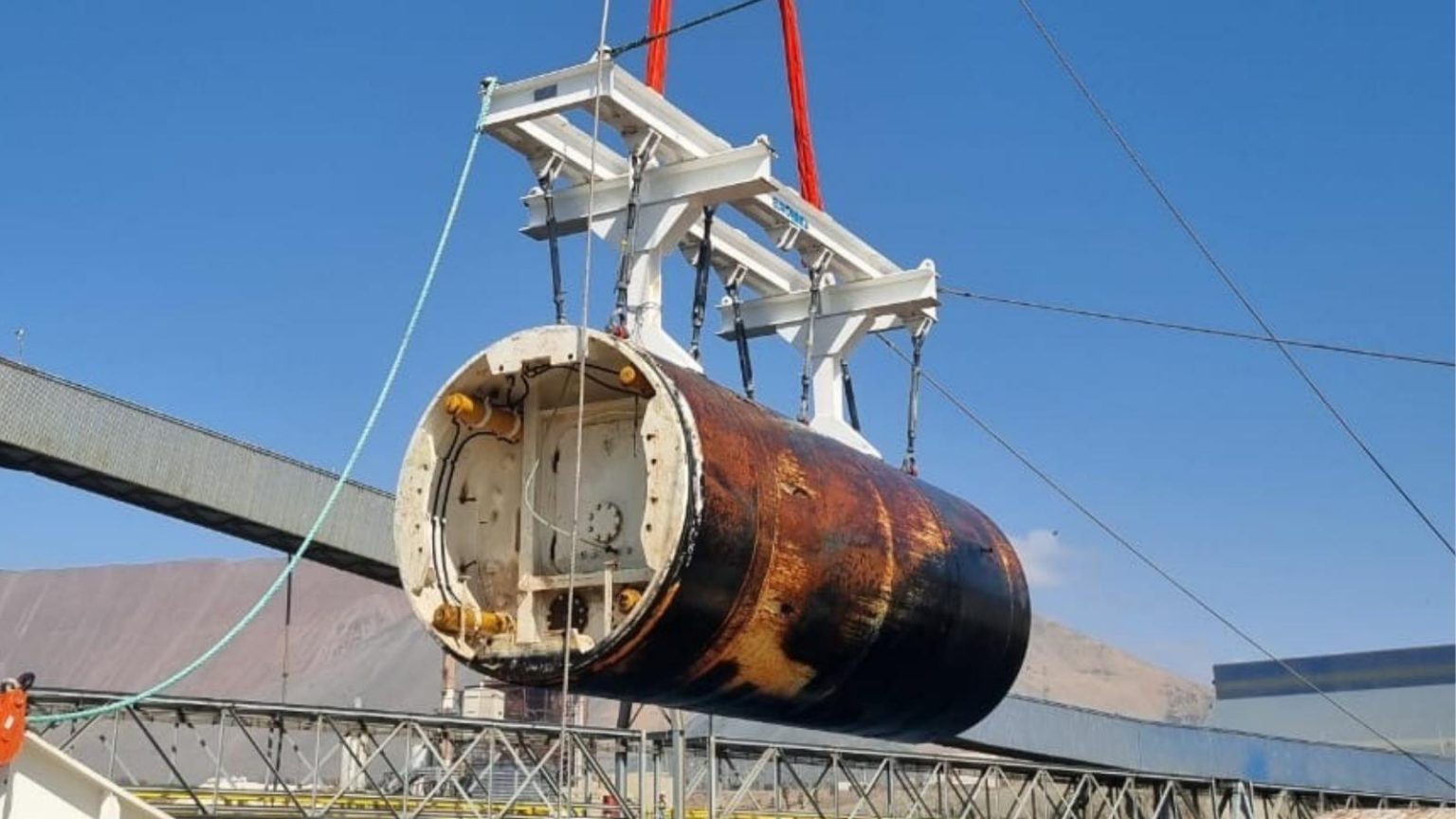 Rescate tuneladoras - Acciona Patache S.A - Compas Marine